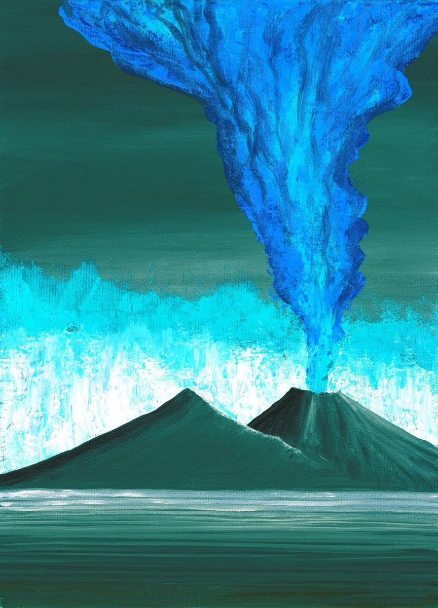 Fuoco - verde e azzurro – GENNARO REGINA